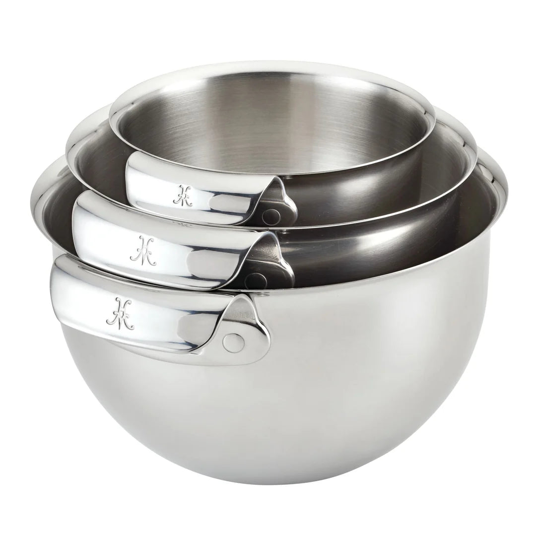 Hestan Provisions Stainless Steel Mixing Bowl Set, 3-Piece | Kitchen Universe