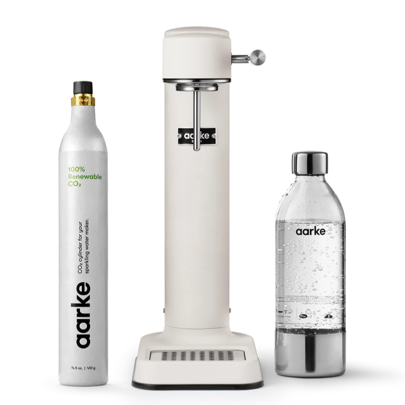 Aarke Carbonator 3 Matte White CO2 Starter Kit | Kitchen Universe