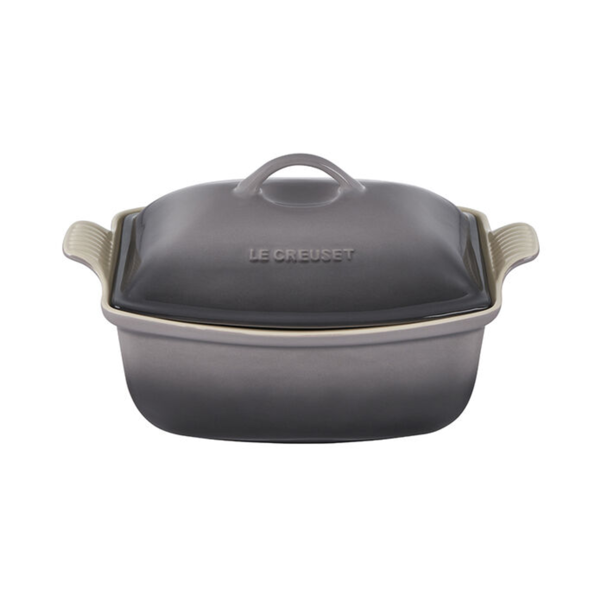 Le Creuset Heritage Covered Rectangular Baker 4.5-Quart, Oyster ...