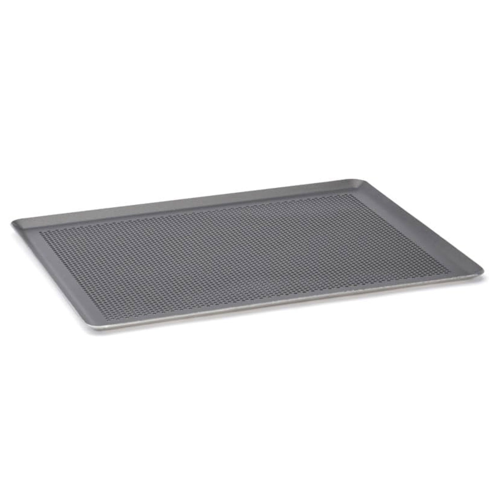 de Buyer Aluminum Perforated Non Stick Baking Sheet with Oblique Edges ...